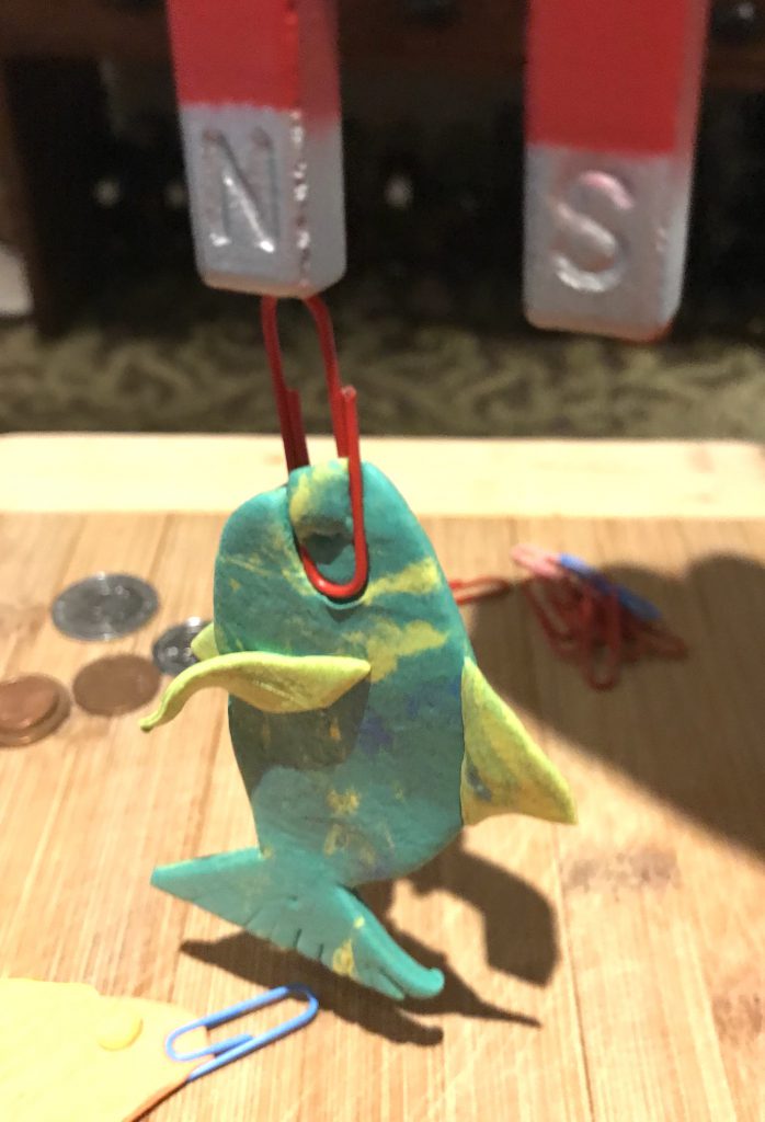 green fish - paper clip mouth - Science2Life