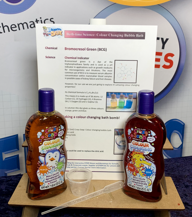 COLOUR CHANGING BUBBLE BATH - RED TO BLUE - Science2Life